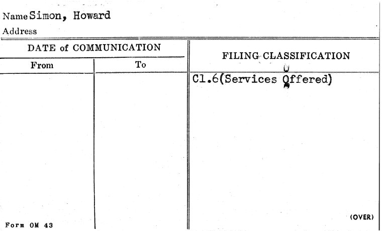 Simon, Howard - NYPL Digital Collections