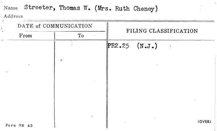 Streeter, Thomas W. (Mrs. Ruth Cheney) - NYPL Digital Collections