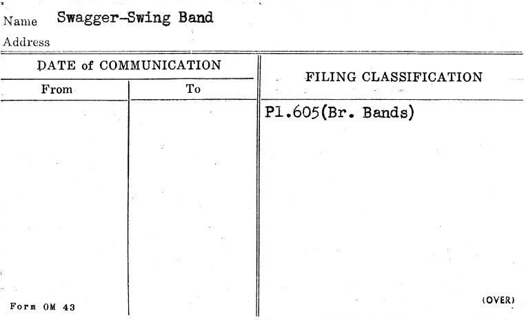 Swagger-Swing Band - NYPL Digital Collections