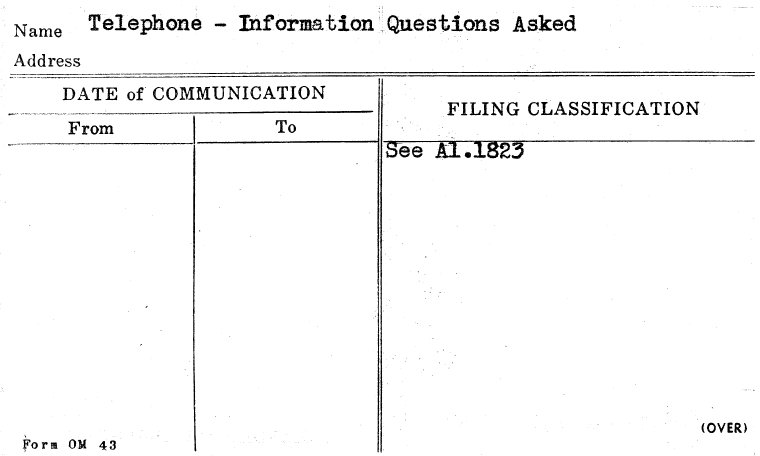 Telephone - Information Questions Asked - NYPL Digital Collections