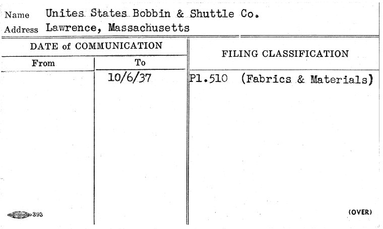Unites States Bobbin & Shuttle Co. - NYPL Digital Collections