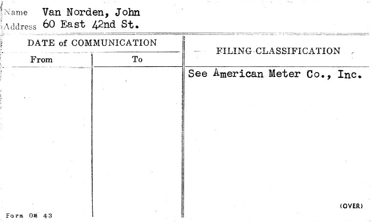 Van Norden, John - NYPL Digital Collections