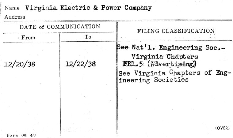 Virginia Electric & Power Company - NYPL Digital Collections