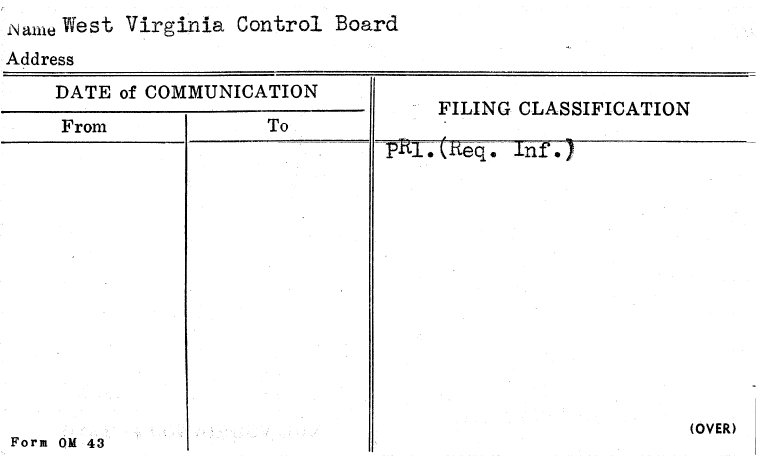 West Virginia Control Board - NYPL Digital Collections