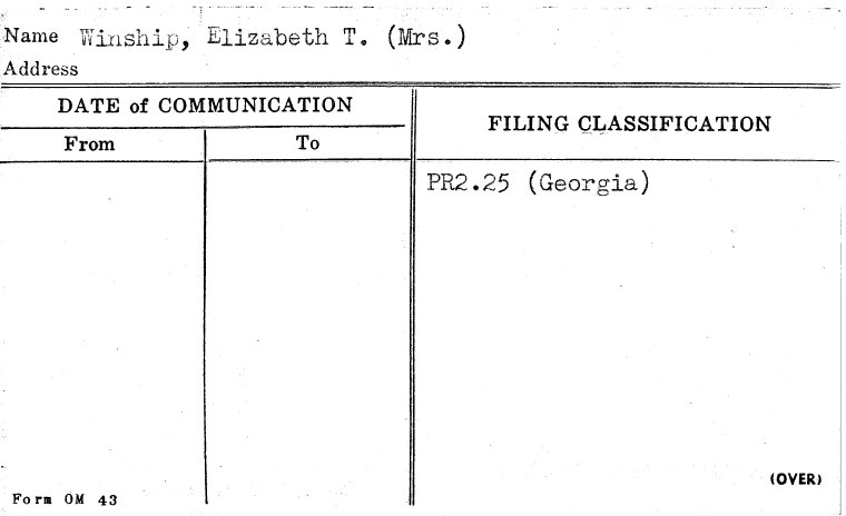 Winship, Elizabeth T. (Mrs.) - NYPL Digital Collections